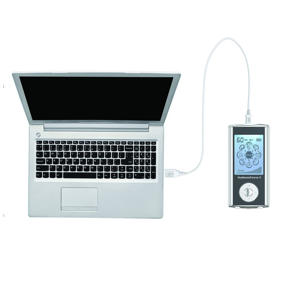 USB Cable +AC Wall charger for All HealthmateForever Rechargeable TENS ...