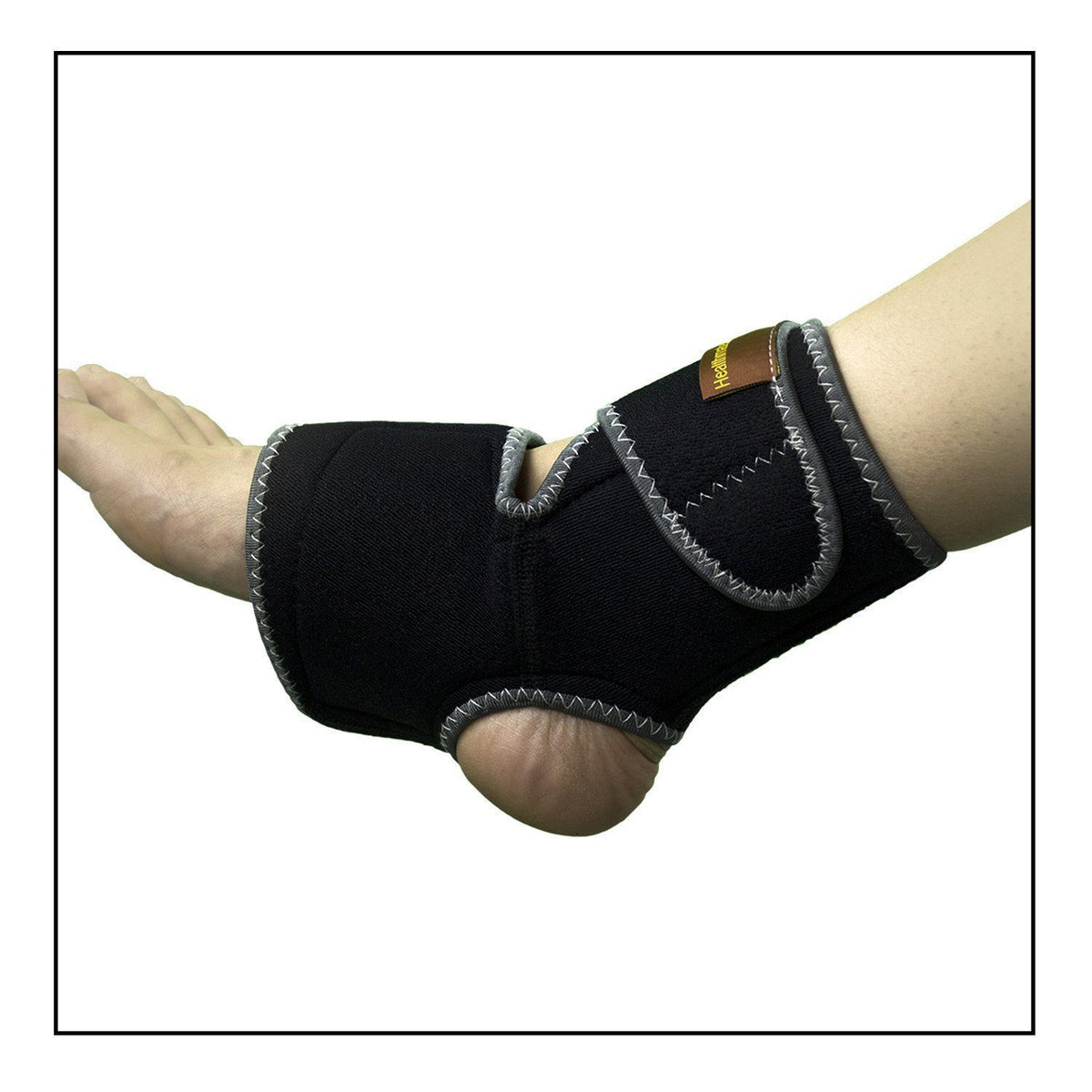 Pain Relief Conductive Ankle Brace / Support / Wrap for TENS & Muscle ...