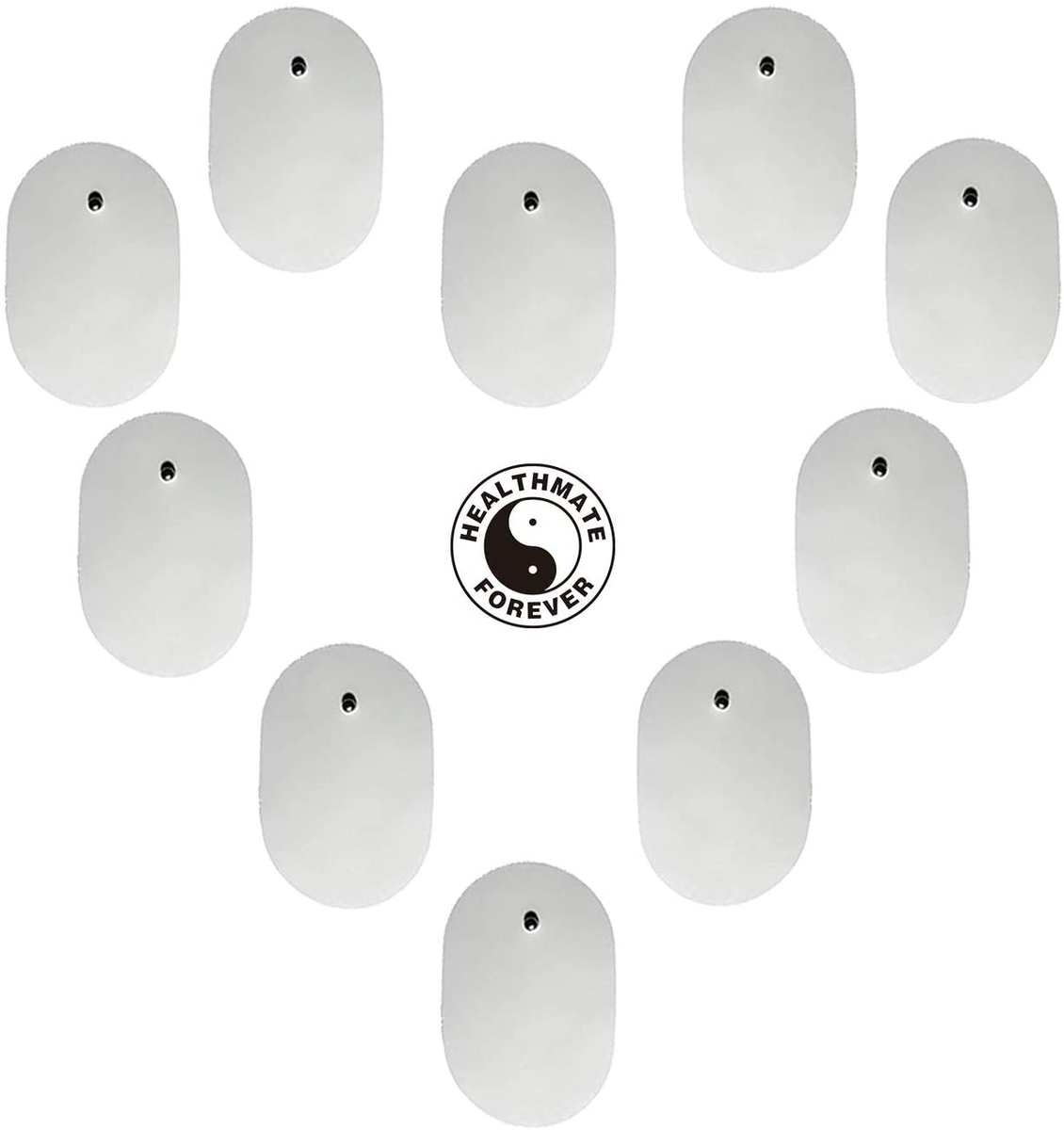 Snap-On White Large Hand-Shaped TENS Pad | HealthmateForever ...