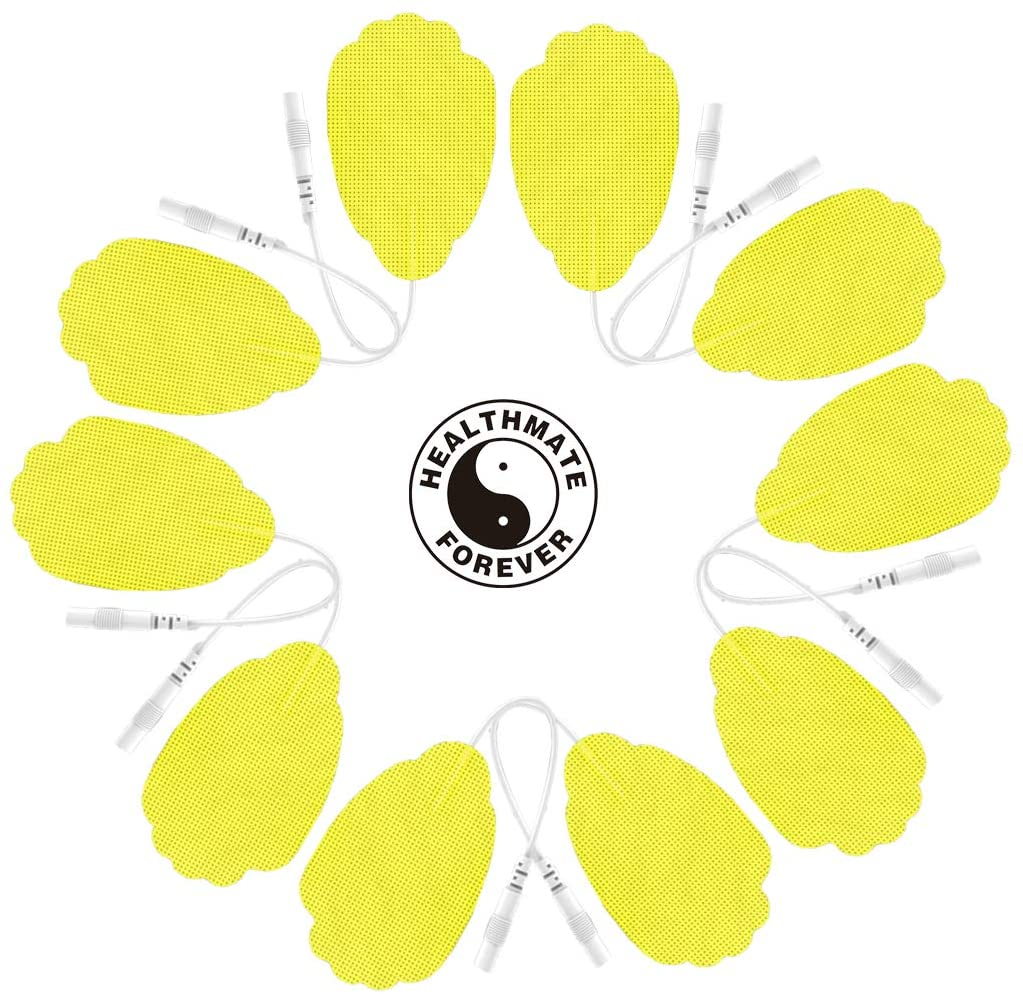 10 Pairs (20 Pcs) Yellow Pin-Insert Large Hand-Shaped Pads ...