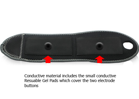 Pain Relief Conductive Wrist Brace / Support / Wrap for TENS & Muscle ...